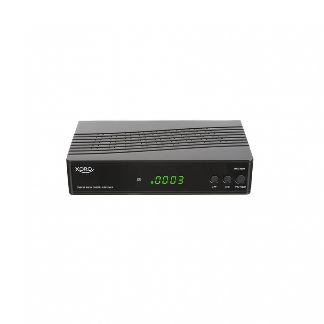 XORO HRS 9194, Twin HD DVB-S2 Receiver PVR-ready, schwarz